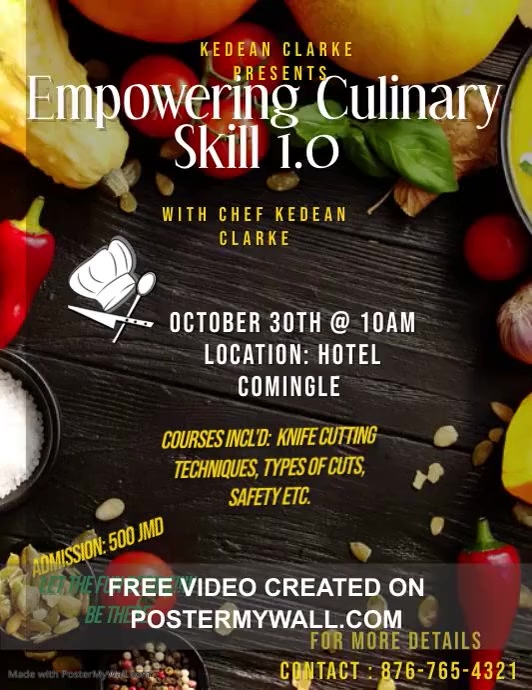 Copy of Cooking class | PosterMyWall