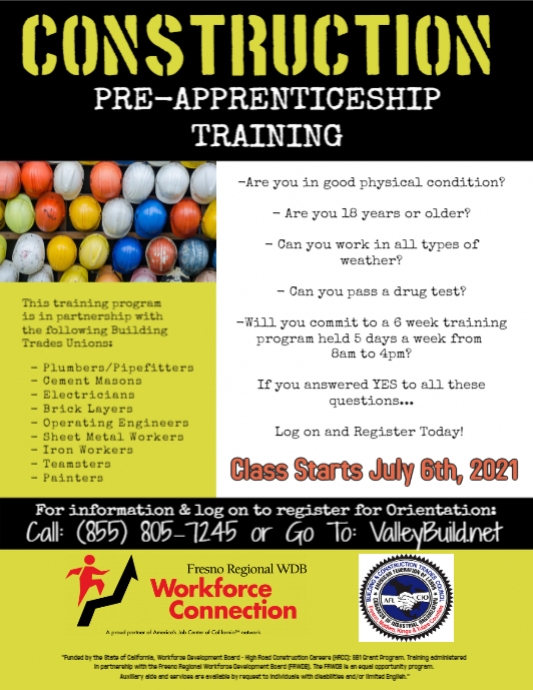 Copy of Copy of Copy of Construction Training | PosterMyWall