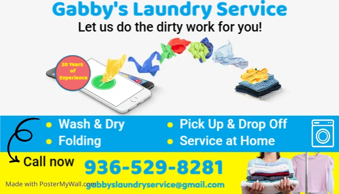 Laundry Service Ad | PosterMyWall