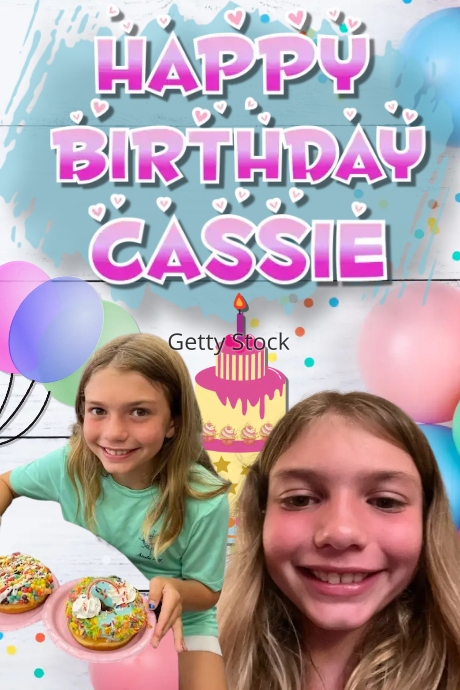 Happy Birthday Cassie 1 | PosterMyWall