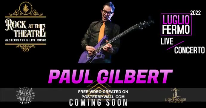 Paul Gilbert | PosterMyWall