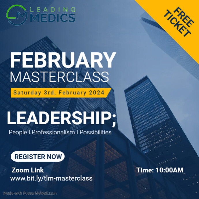 Copy of UntitledTLMmasterclass | PosterMyWall