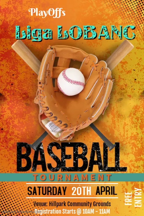 Copy of Copia de Baseball Tournament poster | PosterMyWall