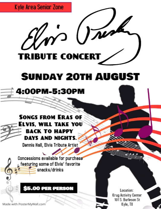 Elvis Tribute Poster | PosterMyWall