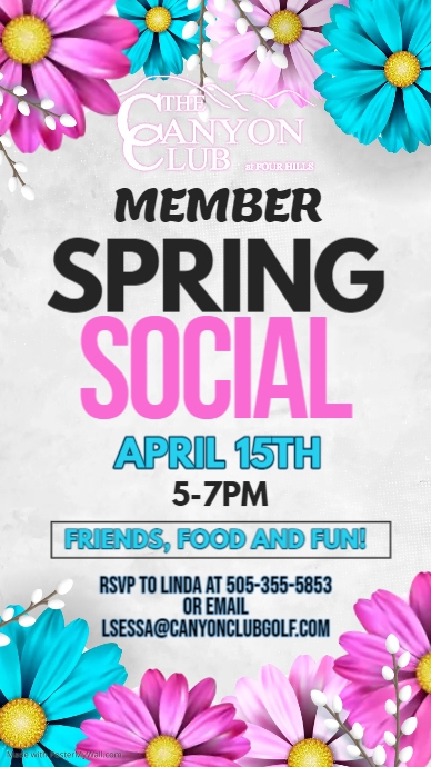 Copy of Spring Social/Open House | PosterMyWall