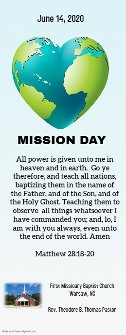 Copy of Mission Day | PosterMyWall
