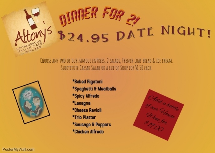 Tuesday Date Night!!! | PosterMyWall