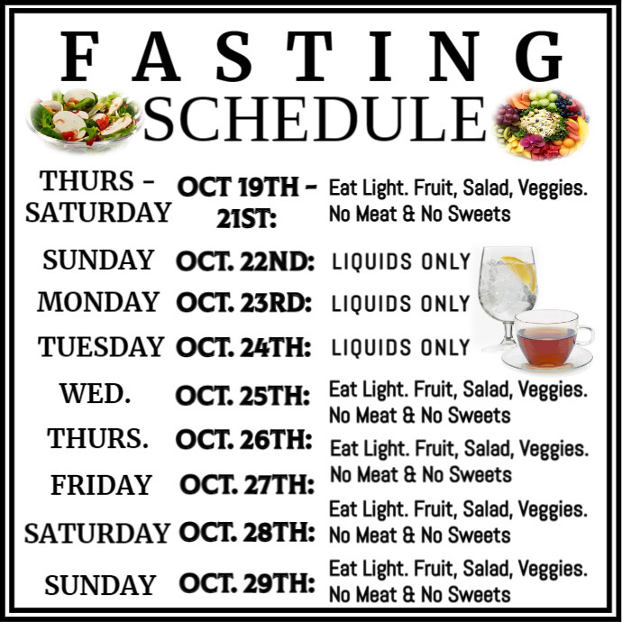 Intermittent Fasting Plan Template | PosterMyWall