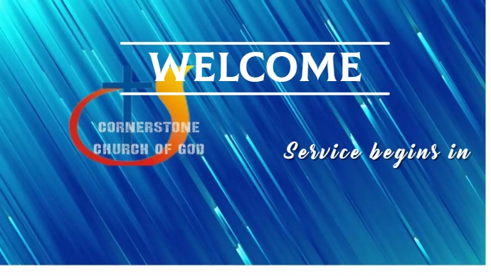 Welcome with Timer | PosterMyWall