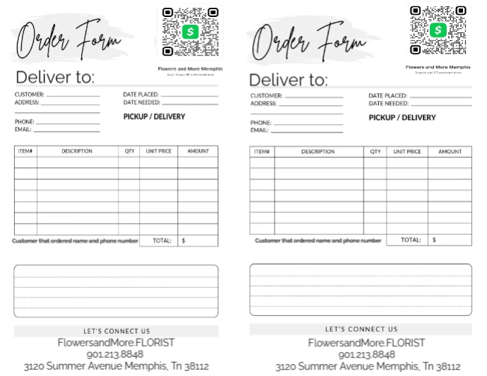 ORDER FORM | PosterMyWall