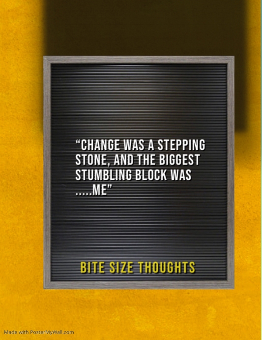 Copy of Copy of Bite size thoughts | PosterMyWall