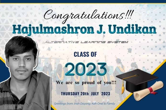 Copy of Graduation Tarpaulin | PosterMyWall