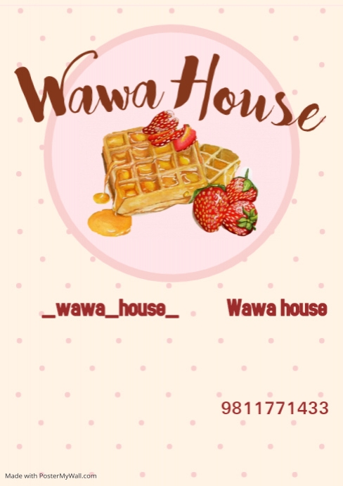 Copia de Template waffles | PosterMyWall