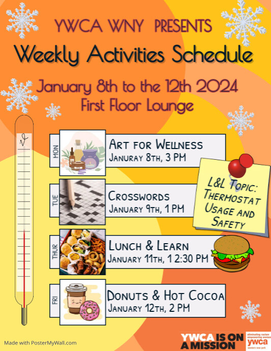 Copy of Weekly Activities Schedule (5) | PosterMyWall