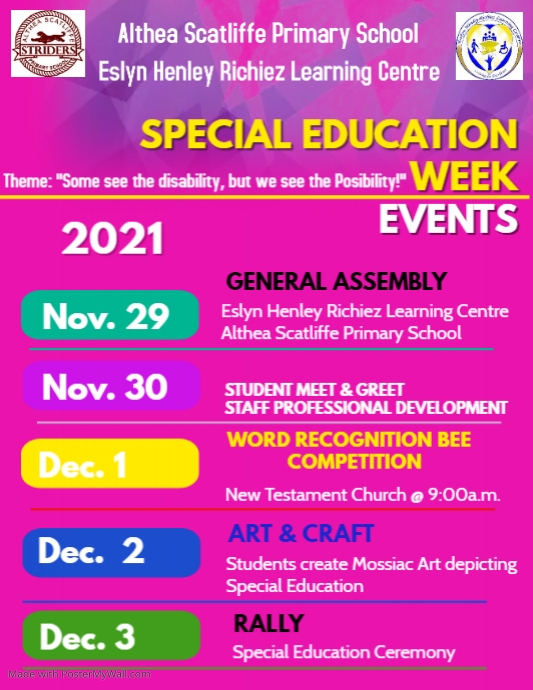 Copy of Special Education week Flyer | PosterMyWall