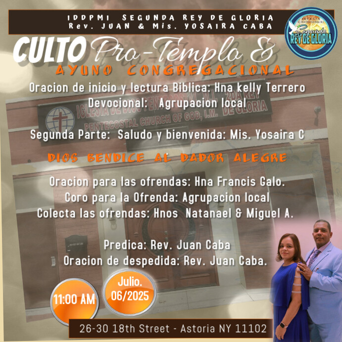 Copy of pro templo | PosterMyWall