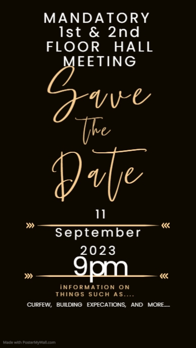 save the date business meeting | PosterMyWall