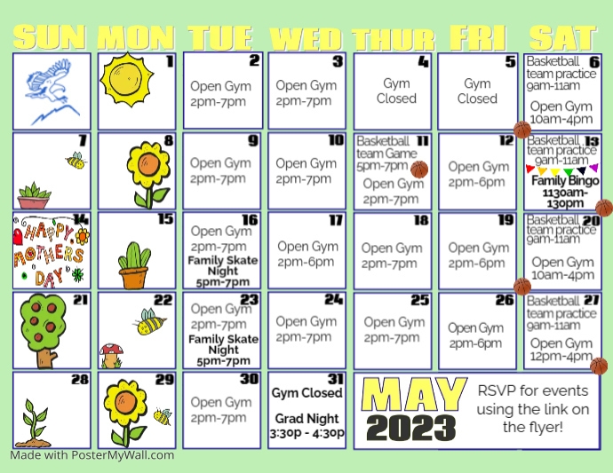 Copy of May calen 23 | PosterMyWall