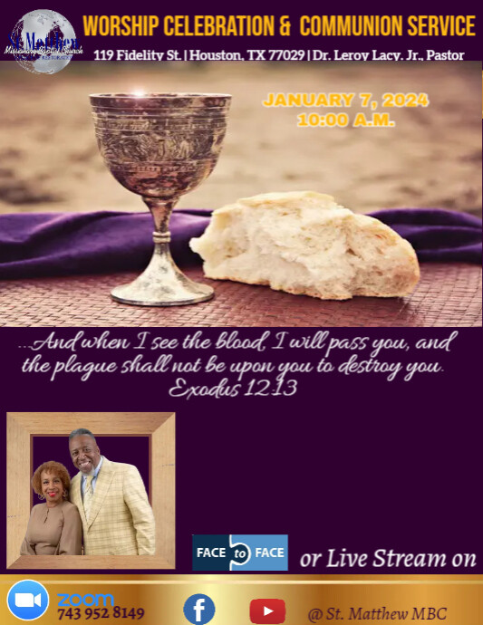 communion service flyer template | PosterMyWall