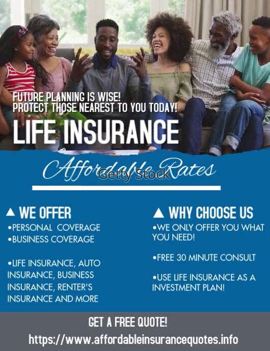 Modern Life Insurance Flyer Video | PosterMyWall