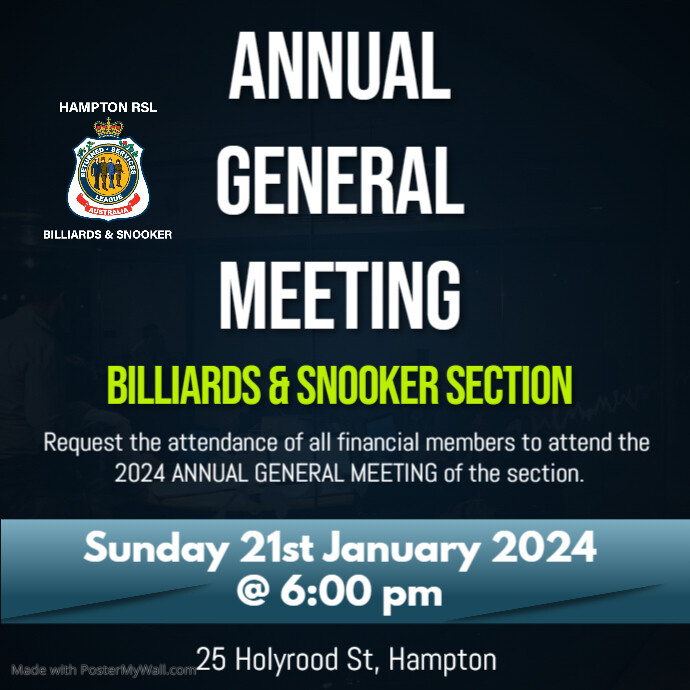 Annual general meeting | PosterMyWall