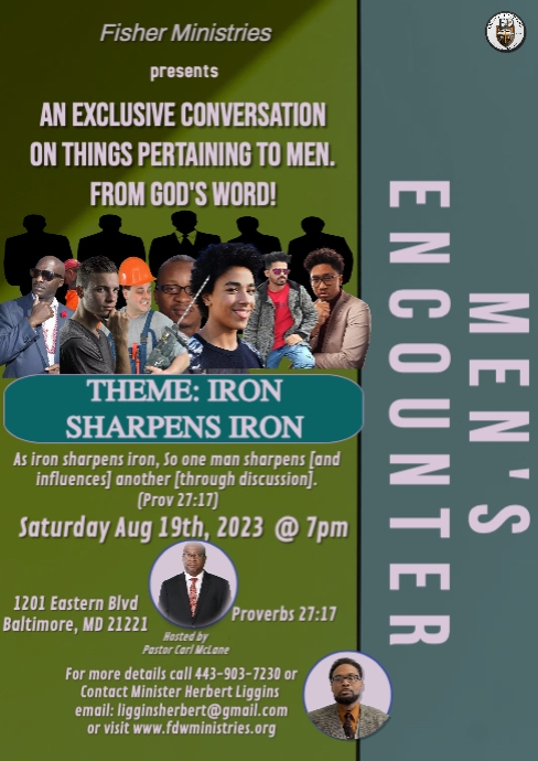 Men conference poster III | PosterMyWall