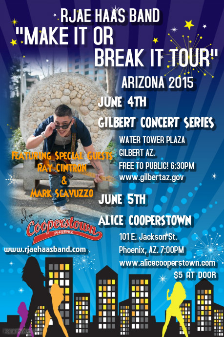 Copy of ARIZONA TOUR POSTER FINAL | PosterMyWall