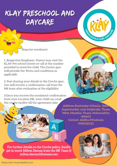 Daycare Preschool Flyer Template | PosterMyWall