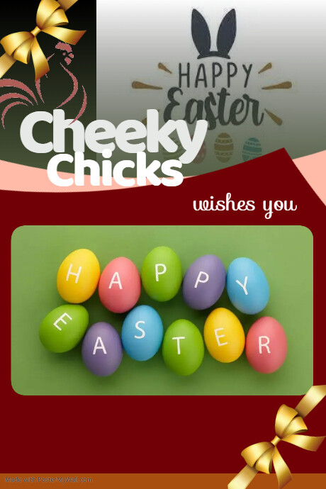 Copy of HAPPY EASTER HOLIDAYS CHICKS | PosterMyWall