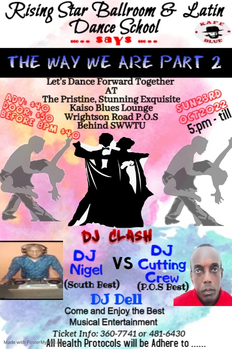 ballroom dancing poster template | PosterMyWall