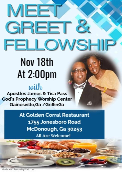 BREAKFAST MEETING POSTER | PosterMyWall