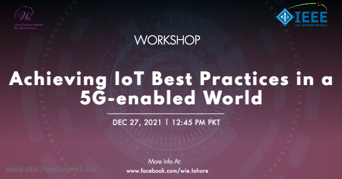 Achieving IoT Best Practices in a 5G-enabled World | PosterMyWall