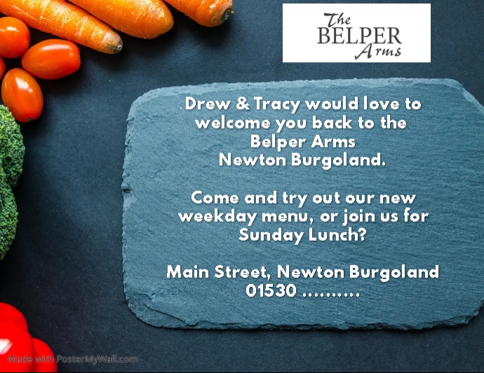 Menu, Welcome Template | PosterMyWall