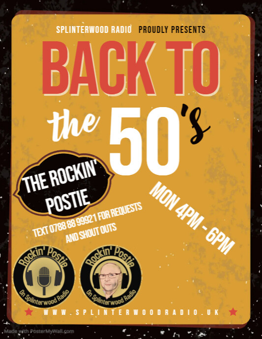 Back to 50's Music Flyer Template | PosterMyWall