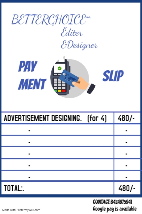 Copy of Copy of Cashless Payment Recommended Sign Poster | PosterMyWall