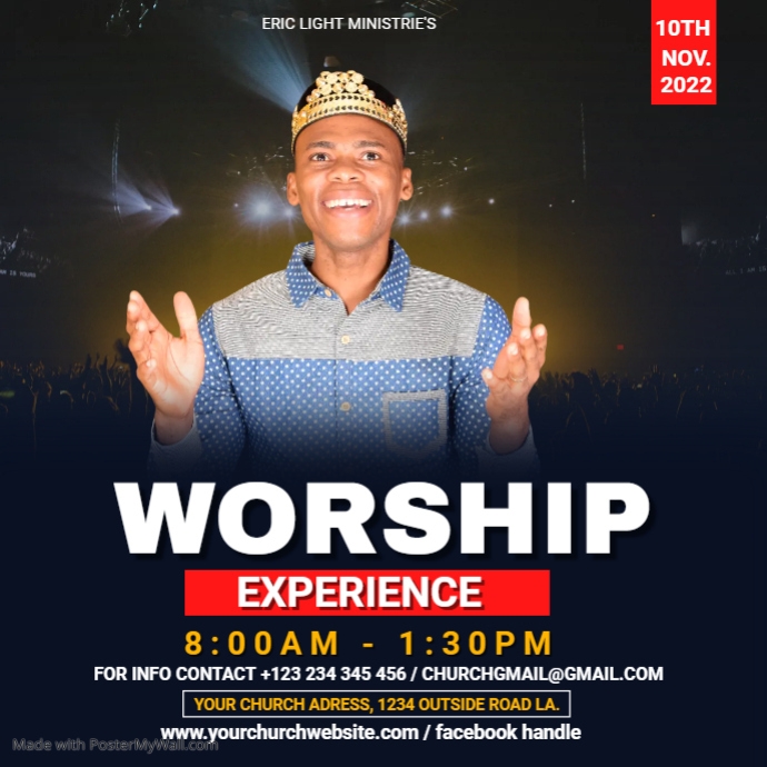 worship experience | PosterMyWall