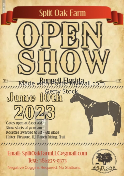 Rodeo Flyer show template event celebration | PosterMyWall