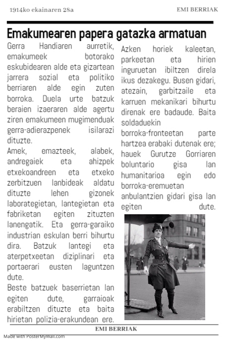 Copy of Copia de Conventional Newspaper Layout | PosterMyWall