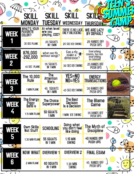 Copy of skill sheet | PosterMyWall