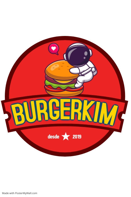 Copy of Copia de Burger kim | PosterMyWall