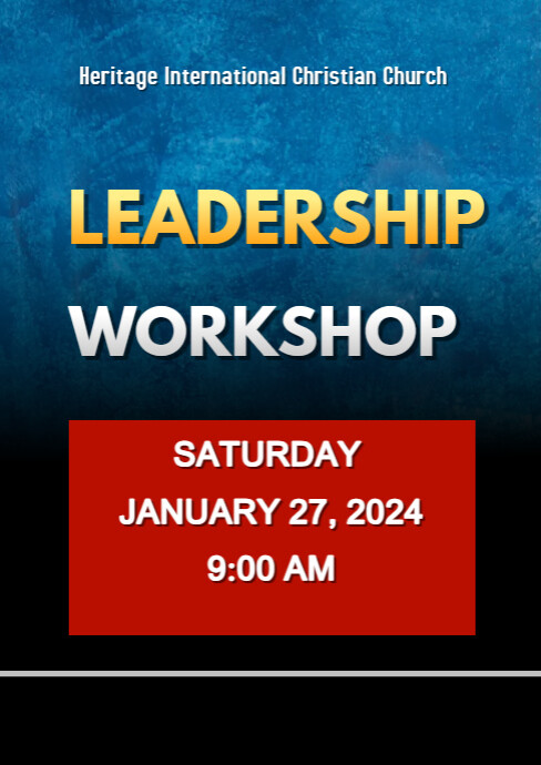 leadership conference flyer template design | PosterMyWall