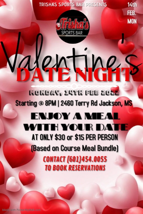 Copy of Valentine date night | PosterMyWall
