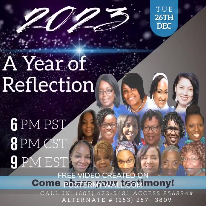 A year of reflection | PosterMyWall