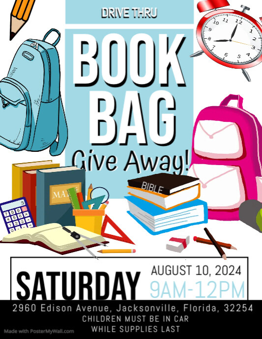 Copy of Book Pack Give Away Poster | PosterMyWall