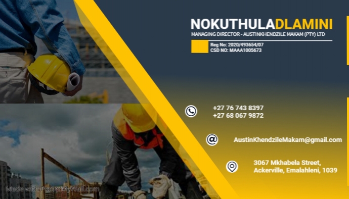 Copy of Copy of Copy of Copy of Copy of Business Card | PosterMyWall