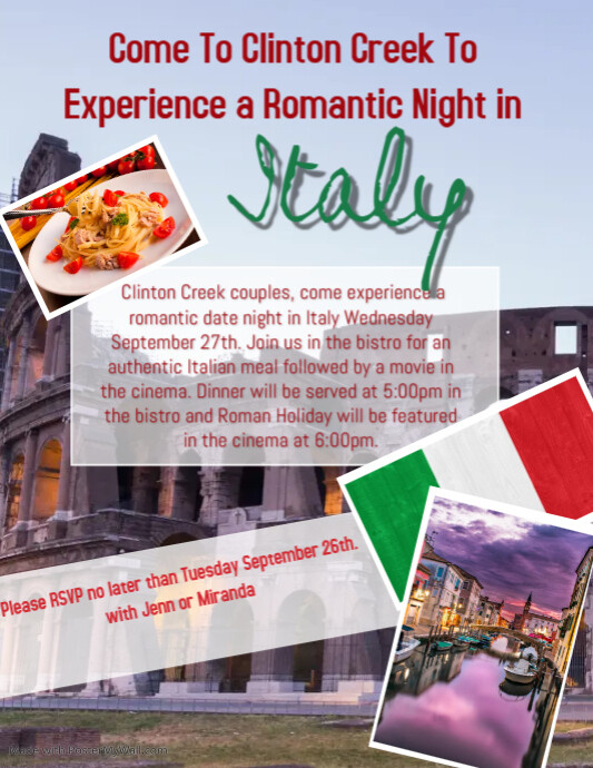 Italian Tour Travel Flyer Template | PosterMyWall