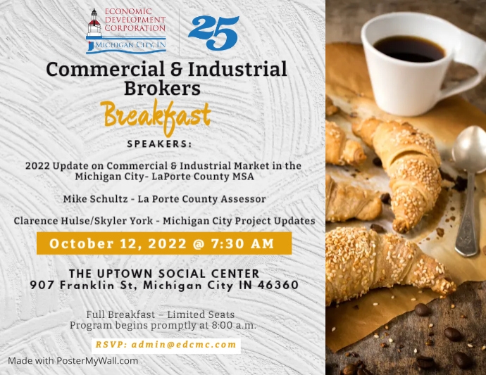 2022 Fall Commercial Brokers Breakfast | PosterMyWall