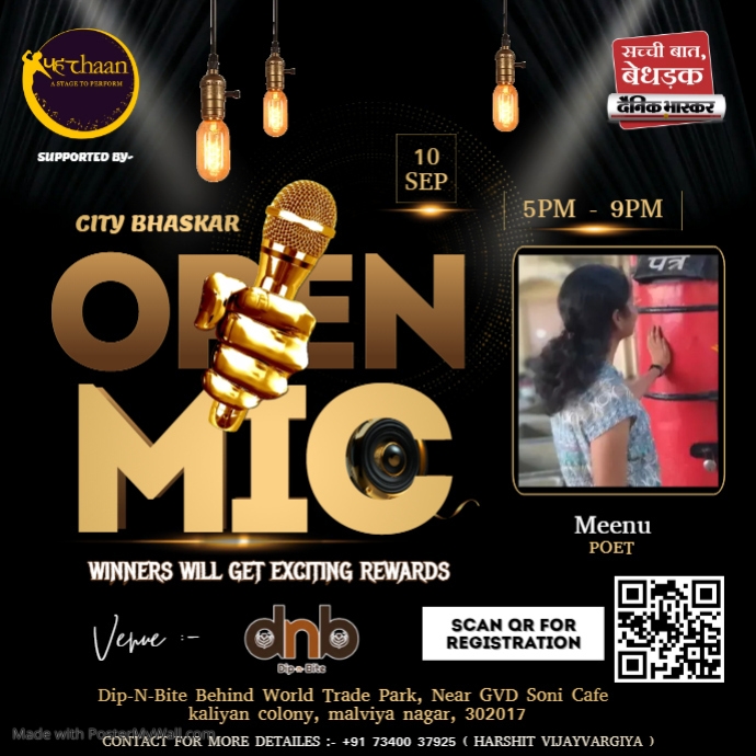 Copy of Open Mic Night | PosterMyWall