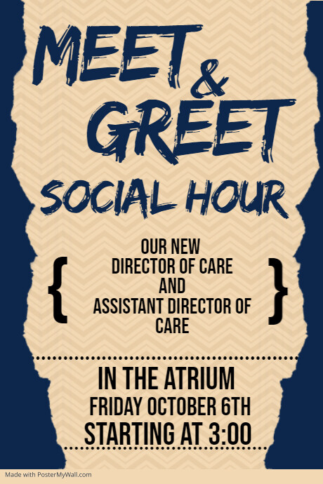 Meet & Greet | PosterMyWall