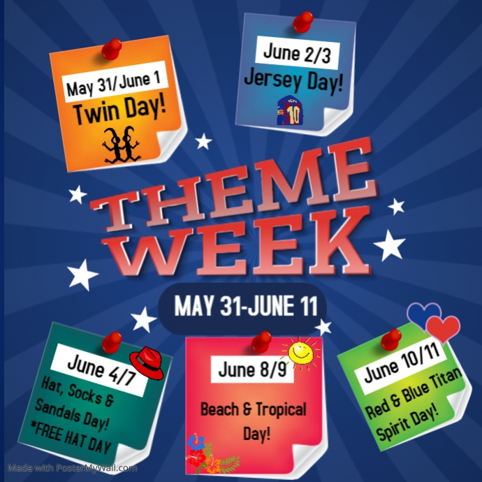 Copy of instagram theme week | PosterMyWall